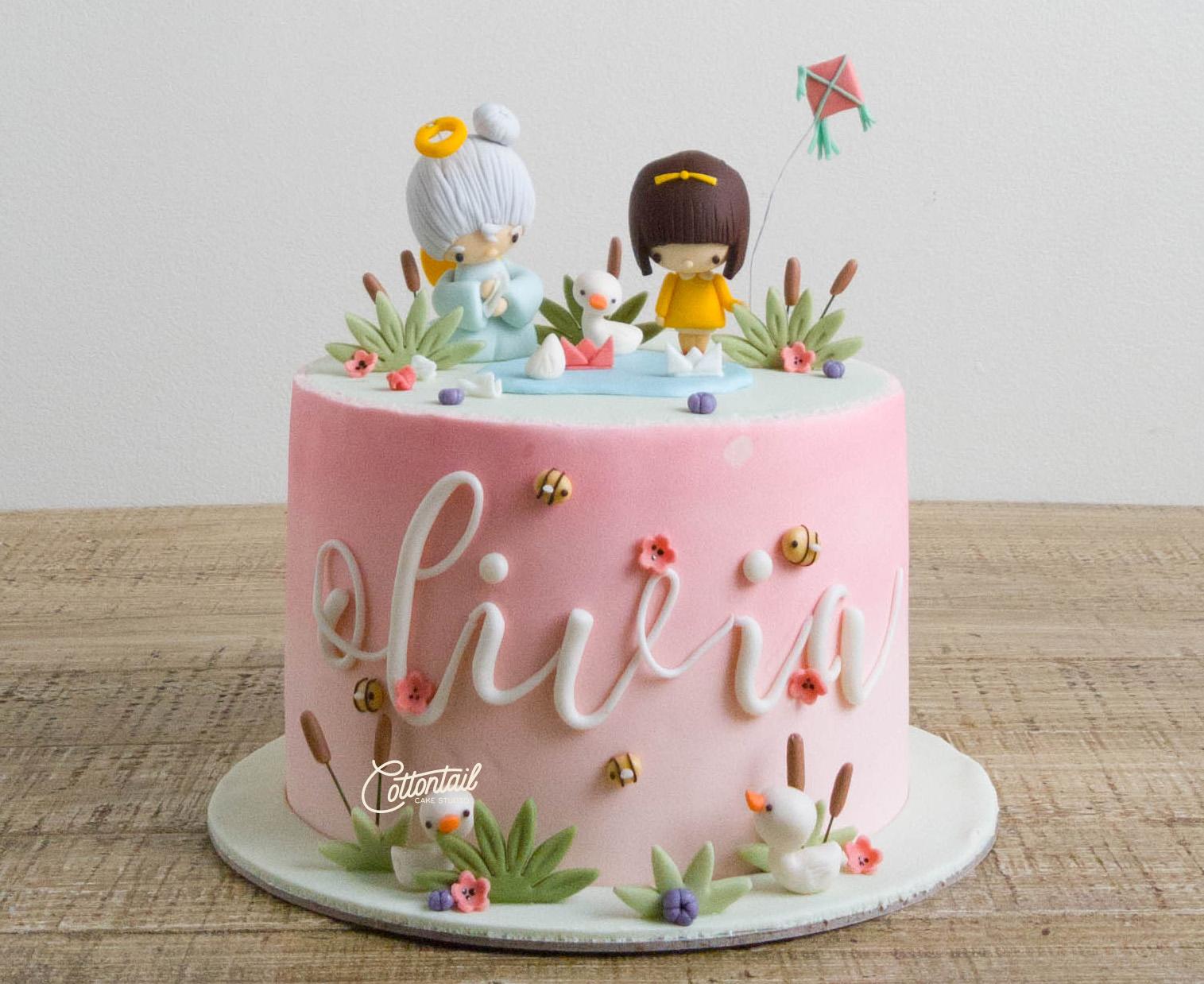 Little Pond Cake - Cottontail Cake Studio